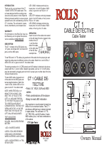 Rolls Cable Detective Cable Tester CT 1 Handbücher