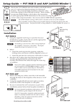 Extron Electronics PVT RGB D and AAP (w_EDID Minder) Setup Guide Handbücher